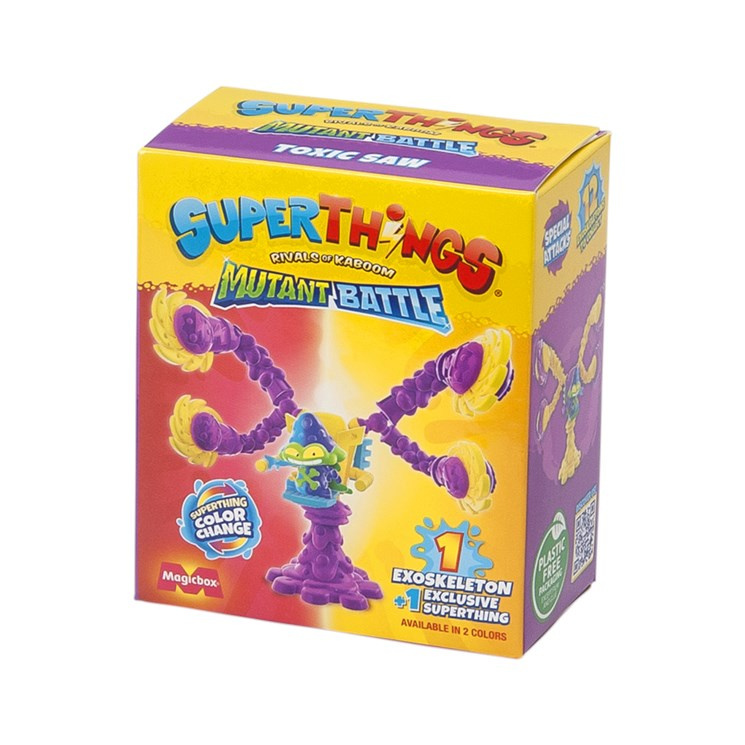 SUPERTHINGS Figurka + Pojazd MUTAT BATTLE EGZOSZKIELET 1szt. MAGIC BOX ...